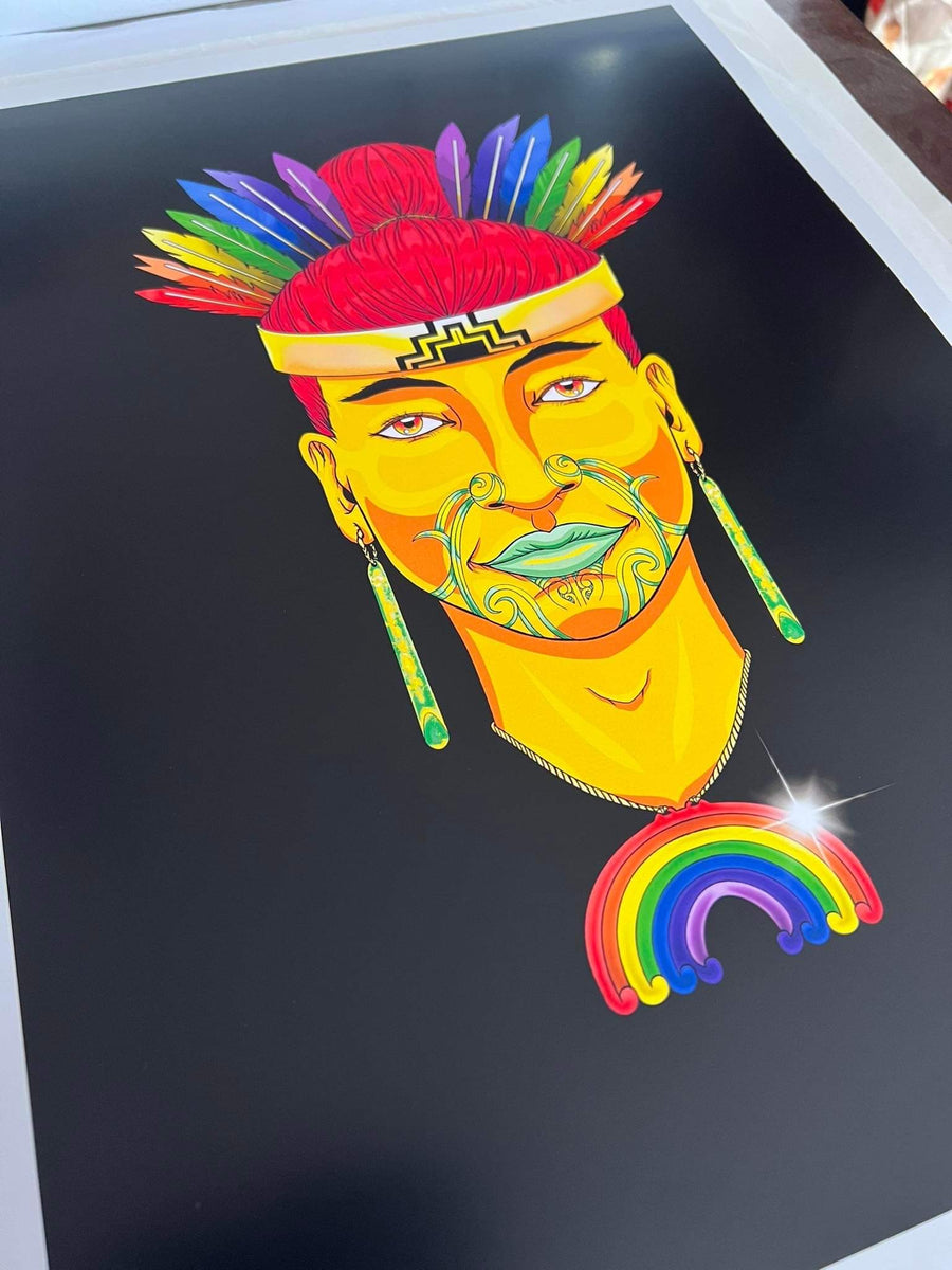 Uenuku Print – The Dreaming Robin